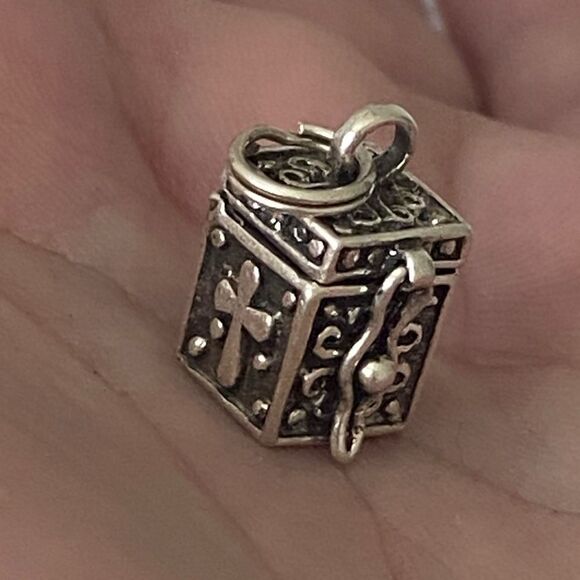 No Brand | Jewelry | Vintage Sterling Silver Prayer Box Charm | Poshmark